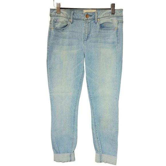 Rachael Ray | Jeans | Rachel Ray Denim Womens Light Blue Rolled Cuff ...